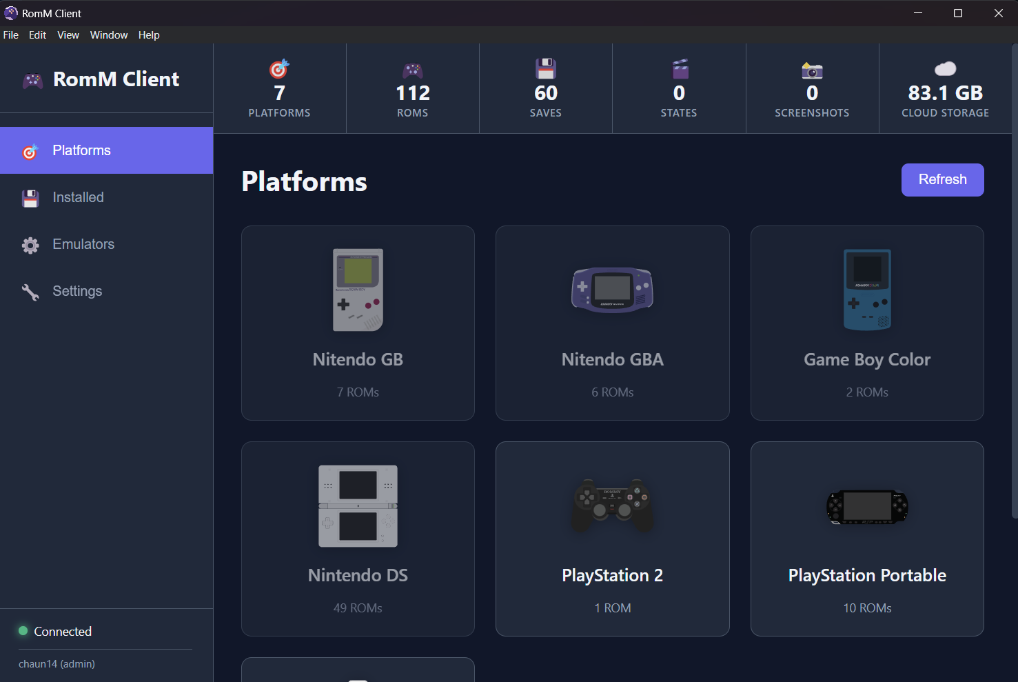 GitHub - chaun14/romm-client: RomM Client: A cool desktop client that plugs into RomM