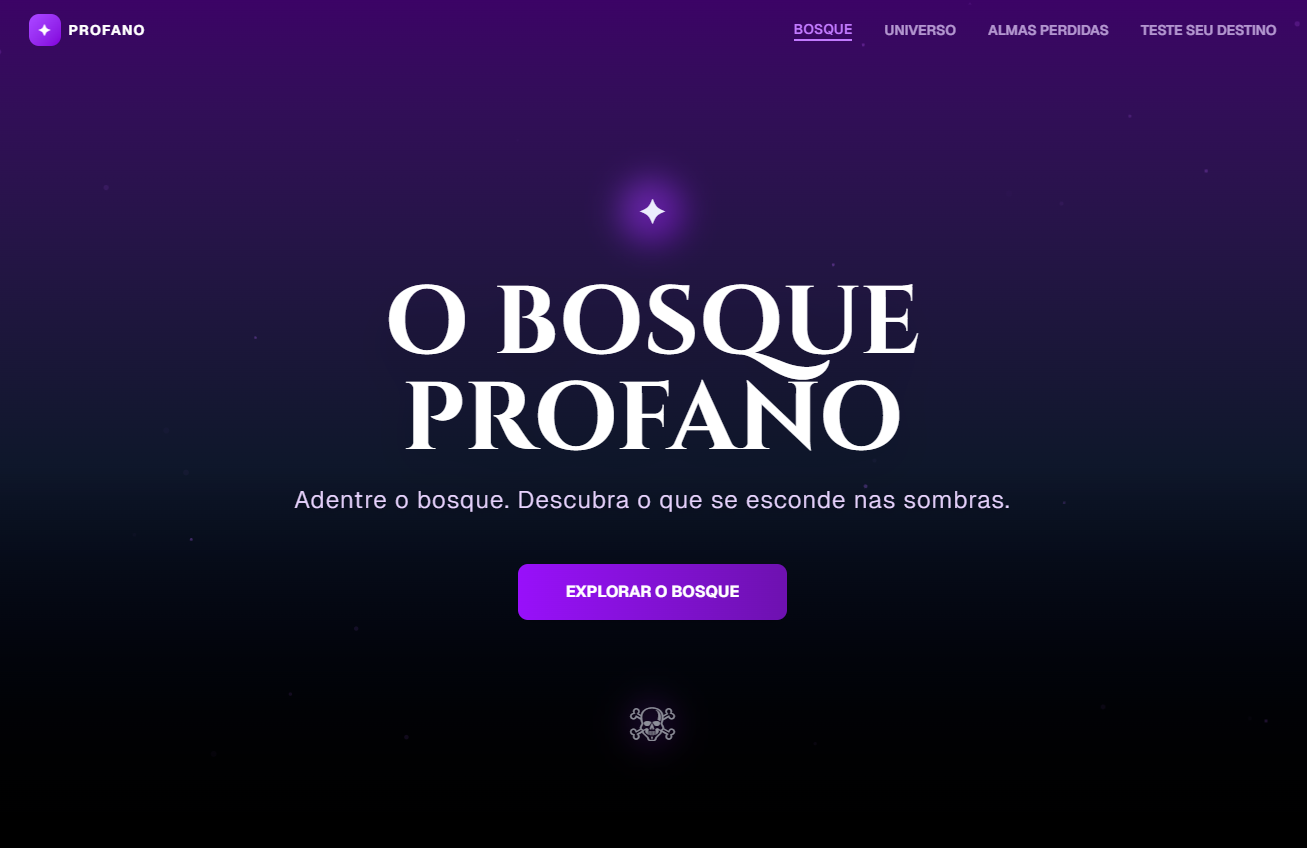 GitHub - gridnns/bosque-profano: O Bosque Profano é uma experiência interativa inspirada em ...
