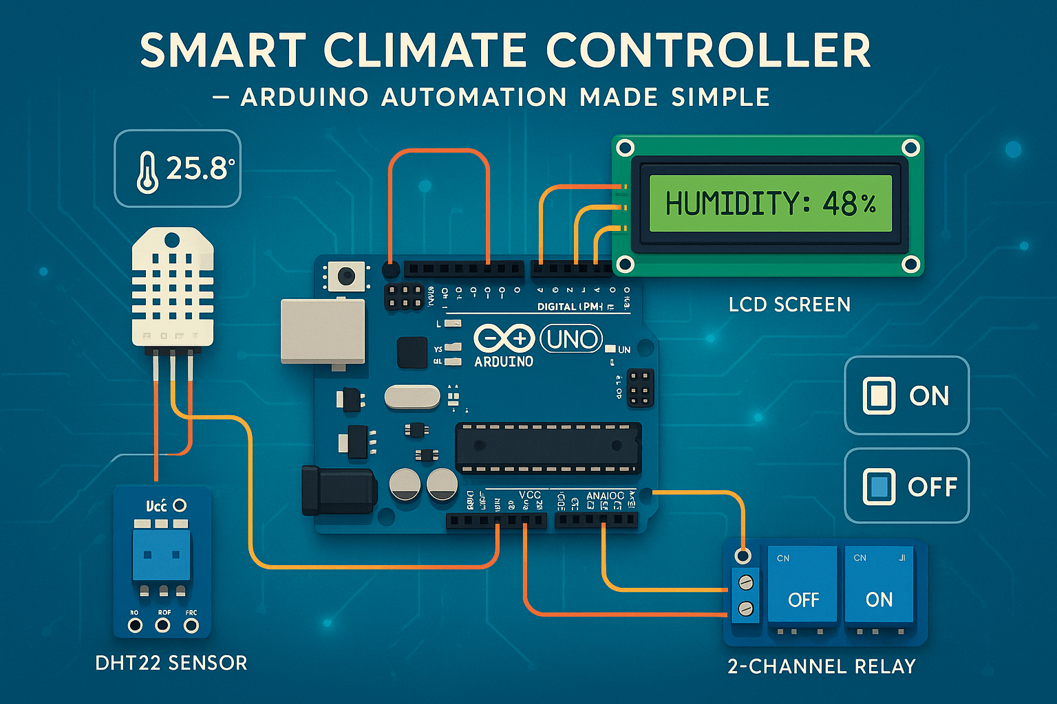 GitHub - moesaid/Thermostat-Temperature-Controller: A smart temperature and humidity control ...