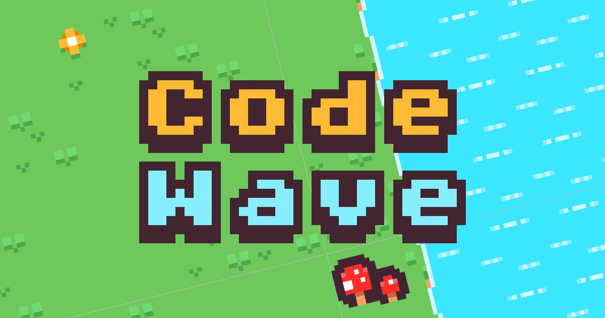 GitHub - cassidoo/code-wave: Collect the letters and cross the waves to ...