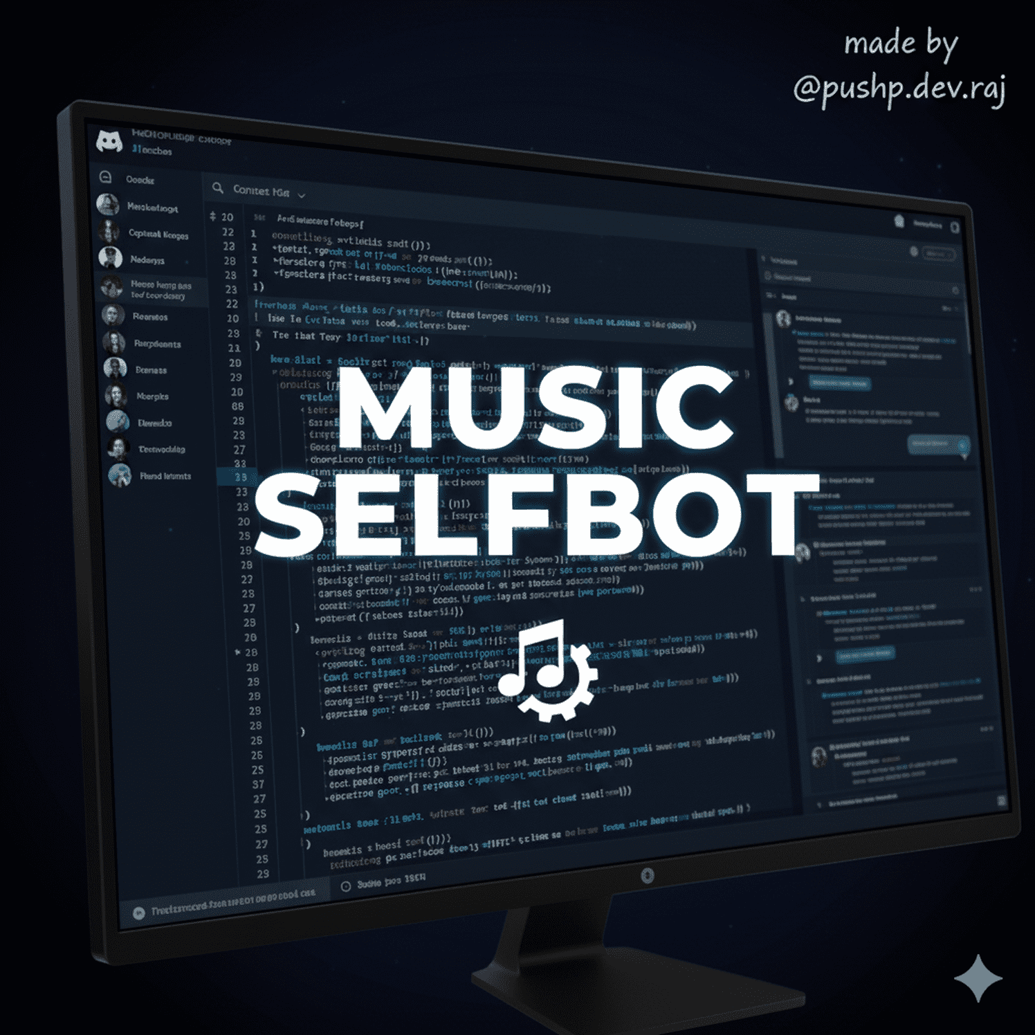 GitHub - pushpdevraj/DISCORD-MUSIC-SELFBOT-LL-V4: MADE BY pushp.dev.raj