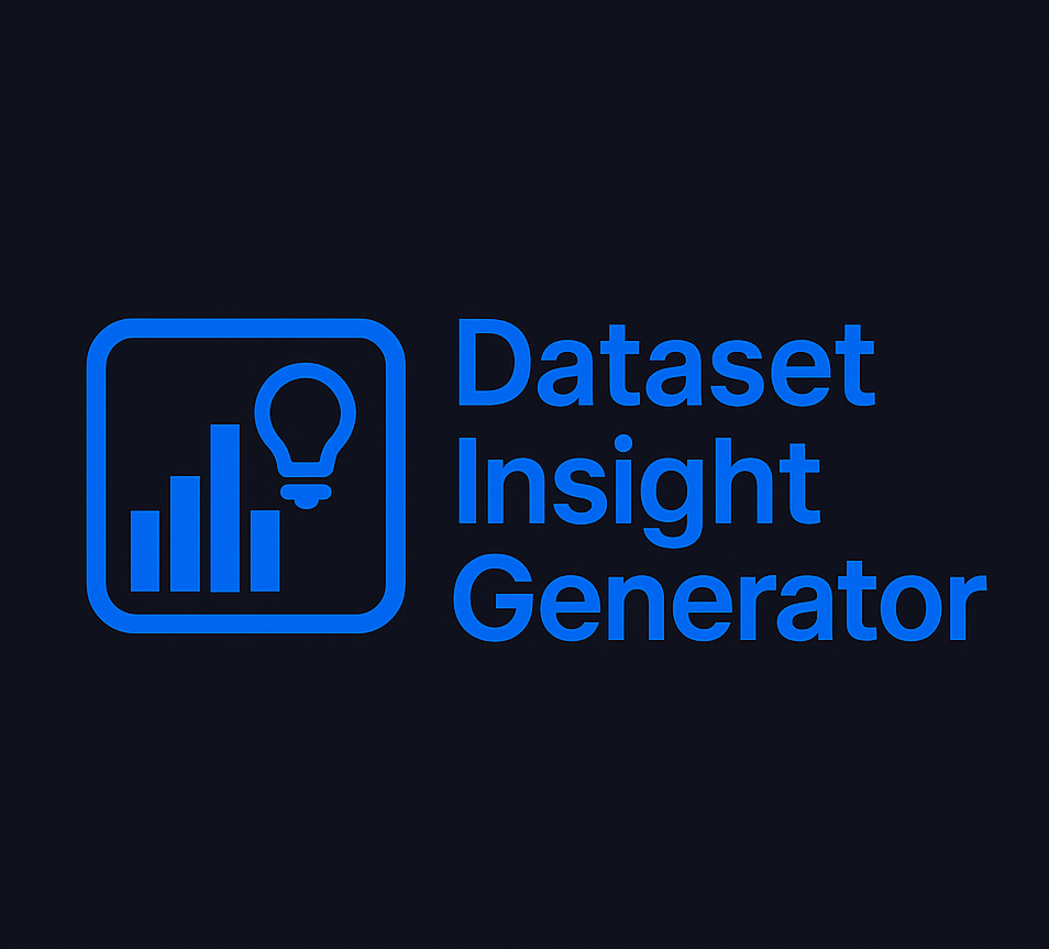 GitHub - mahdiyar-A/dataset-insight-generator: Dataset Insight ...