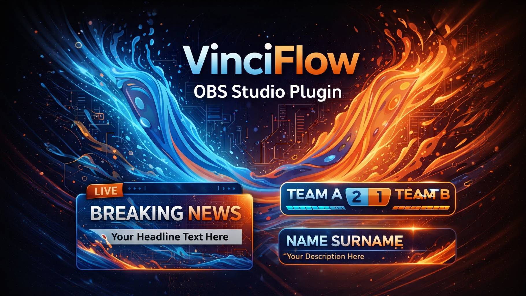 GitHub - mmlTools/vinci-flow: Smart lower thirds for OBS studio