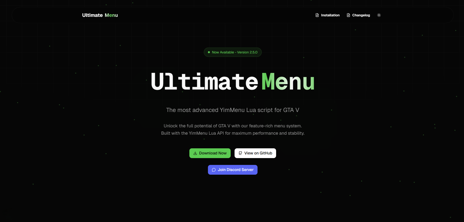 GitHub - UltimateMenu/ultimatemenu.github.io: Main Showcase site. (the site is and will be open ...