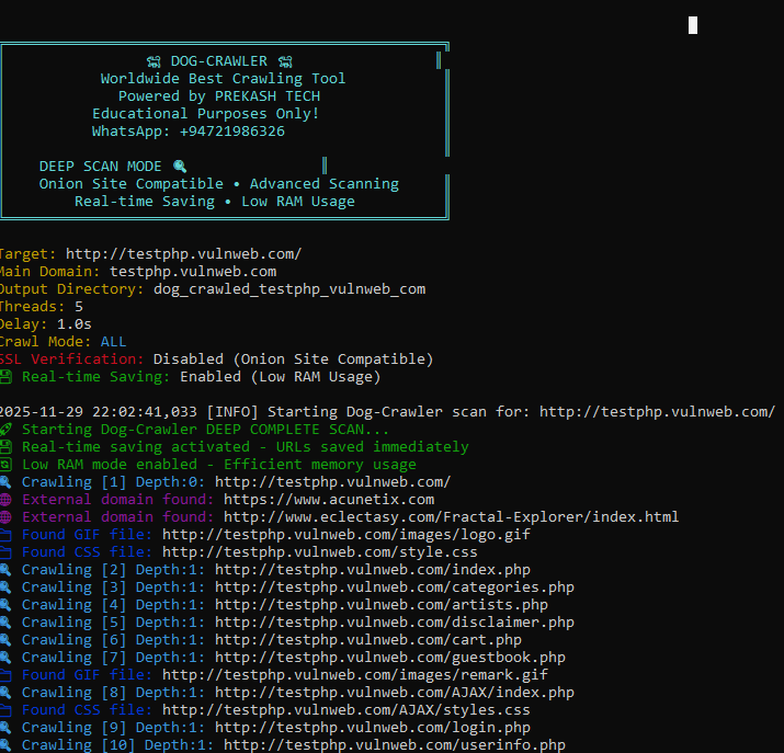 GitHub - Prekarshamaxx123/dog-crawler: Worldwide Best Crawling Tool | Educational Purposes Only!