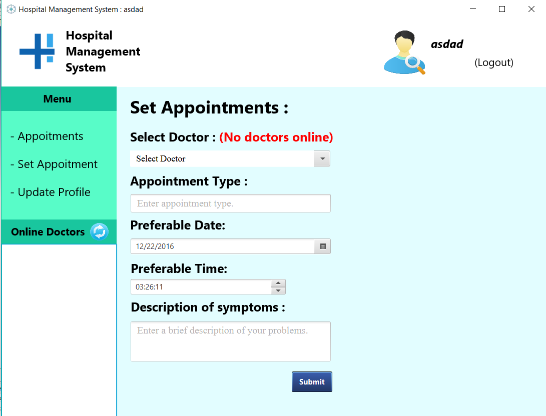 GitHub - iamsanjaymalakar/Hospital_Management_System: A JavaFX ...
