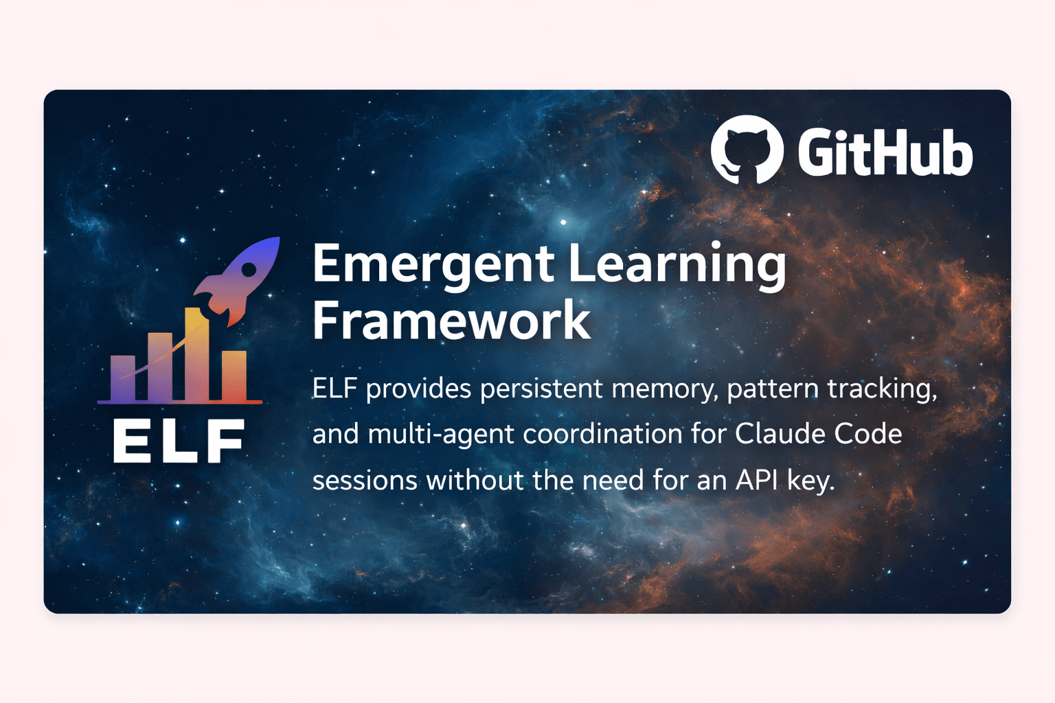 GitHub - Spacehunterz/Emergent-Learning-Framework_ELF: ELF provides persistent memory, pattern ...