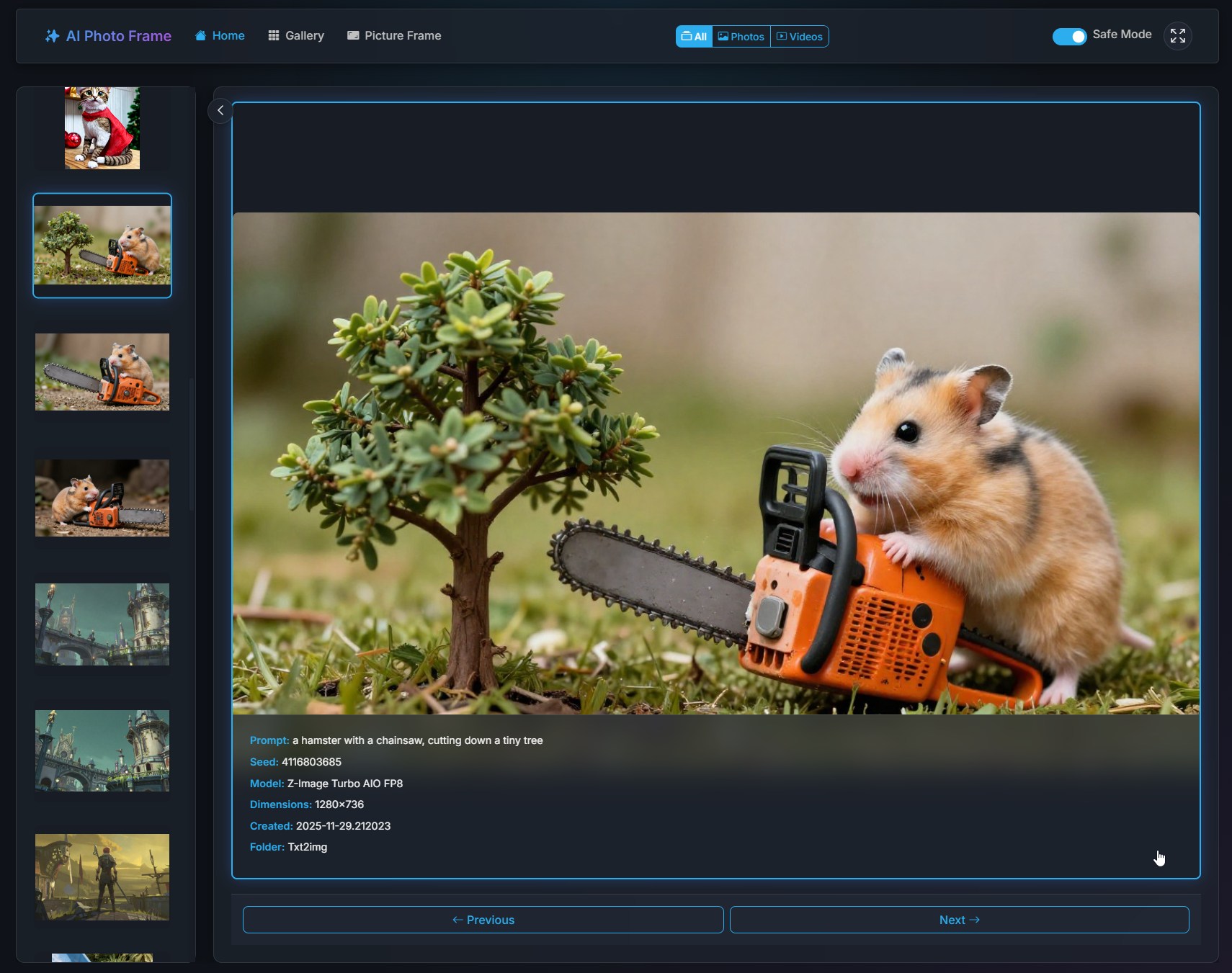 GitHub - MrKuenning/AI-Photo-Frame: A lightweight AI Photo / Video ...