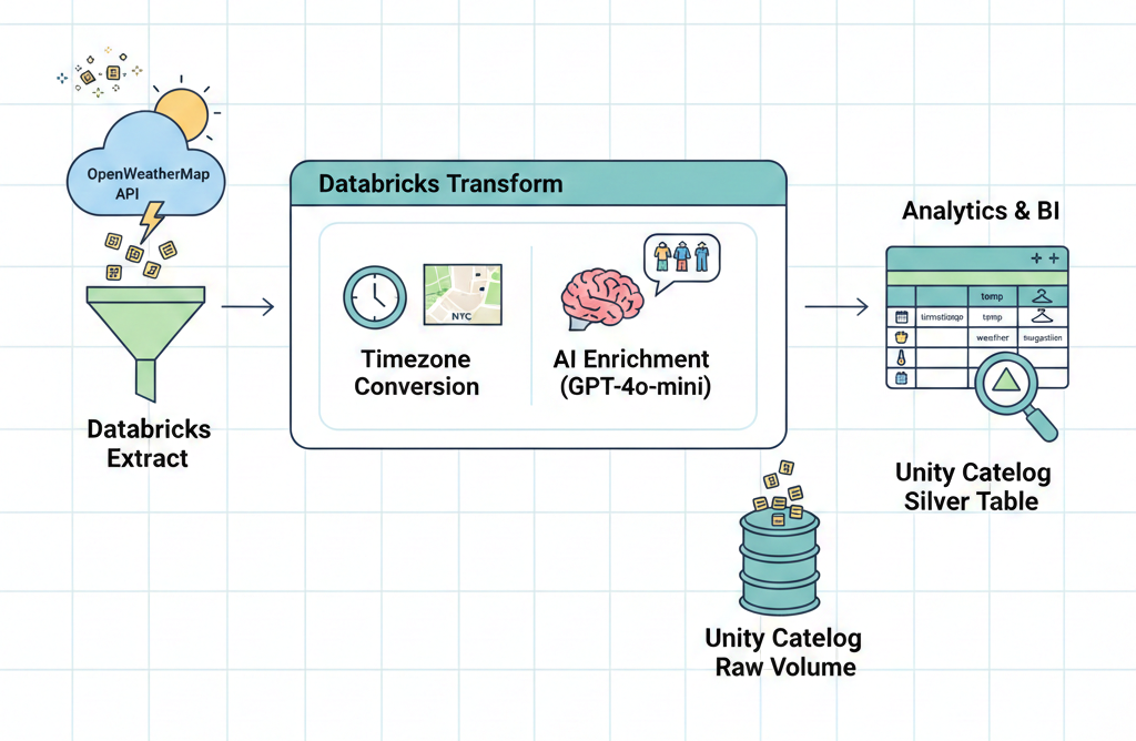 GitHub - gurezende/Databricks-Weather-Pipeline: This documentation provides an overview of the ...