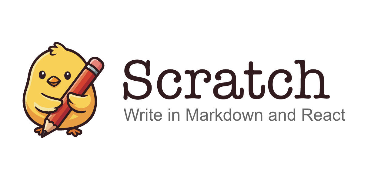 GitHub - scratch/scratch: Static site generator for Markdown and React.