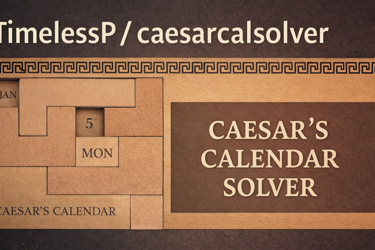GitHub - TimelessP/caesarcalsolver: Caesar Calendar block puzzle solver ...