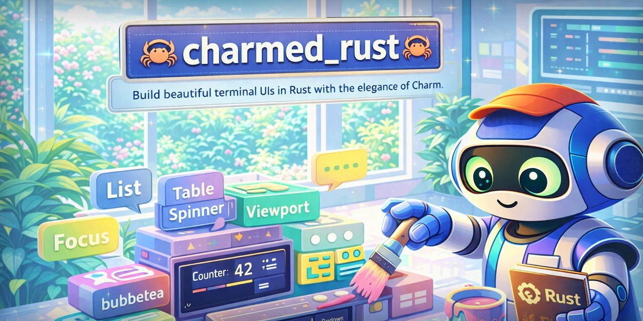GitHub - Dicklesworthstone/charmed_rust: Rust port of the Charm ...