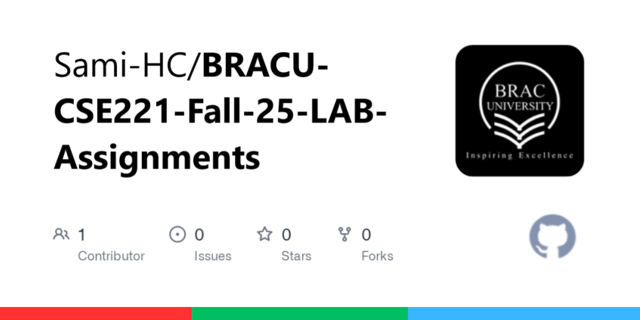 BRACU-CSE221-Fall-25-LAB-Assignments/Lab 02 at main · Sami-HC/BRACU ...
