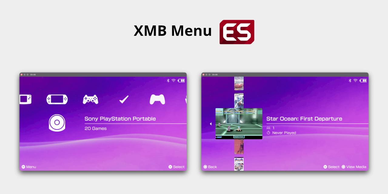 GitHub - anthonycaccese/xmb-menu-es-de: A translation of the PSP XMB ...