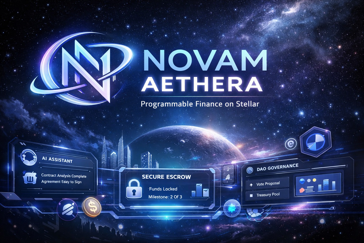 GitHub - NovamSphere/Novam-Aethera: Novam Aethera is a full-stack Web3 ...