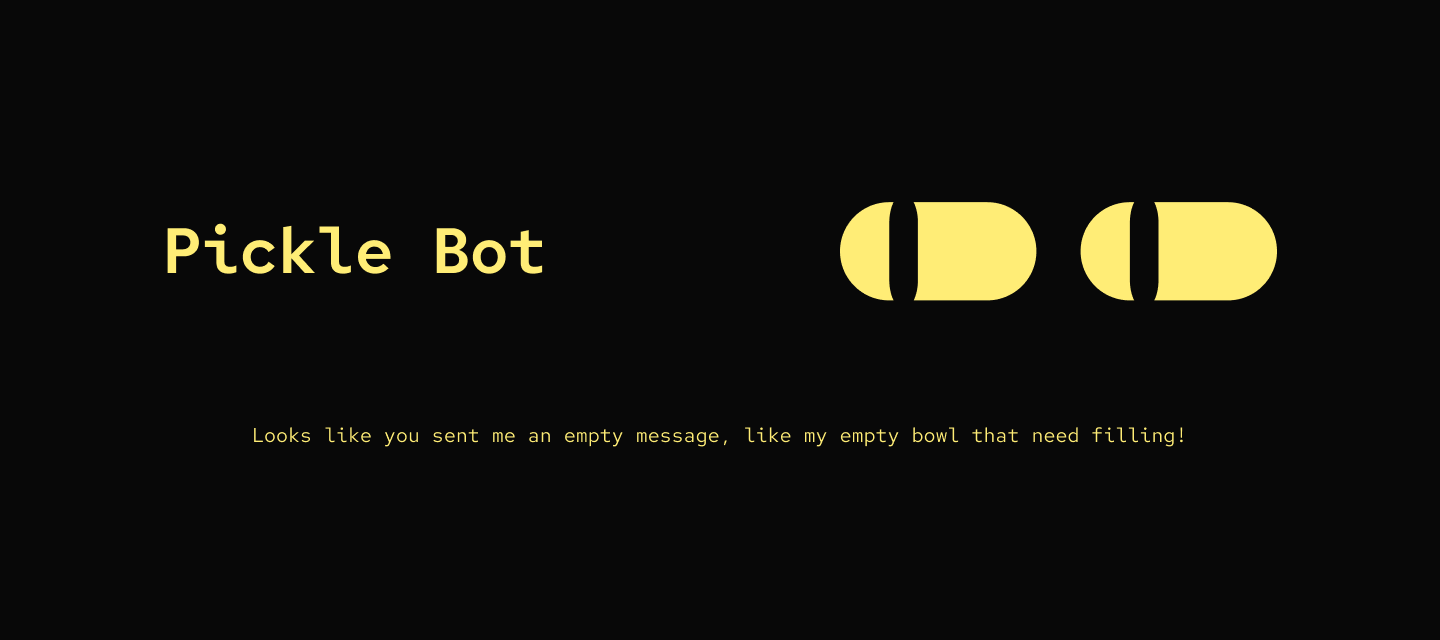 GitHub - czl9707/pickle-bot: Your own AI assistant, speak like a cat ...