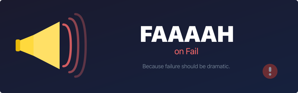 GitHub - Mastersam07/faaah-on-fail: A VS Code extension that plays the ...