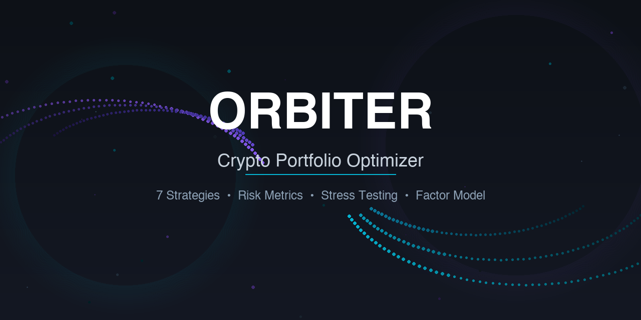 GitHub - borghei/orbiter: Lightweight crypto portfolio optimizer ...