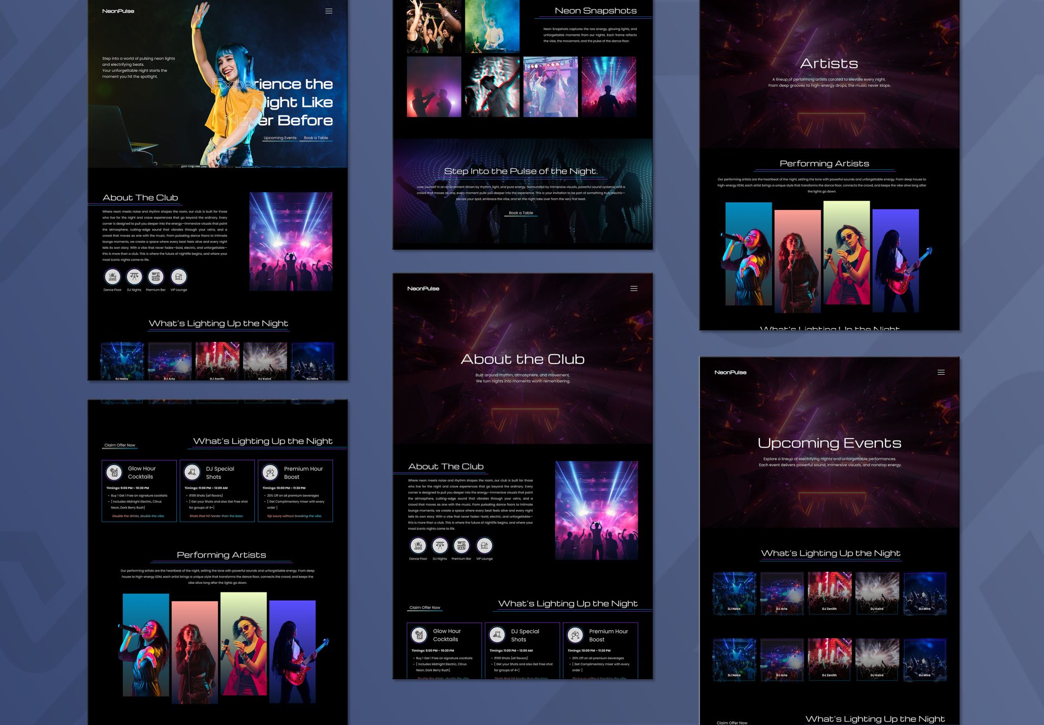 GitHub - themixlyweb/react-night-club-website-template: NeonPulse is a ...