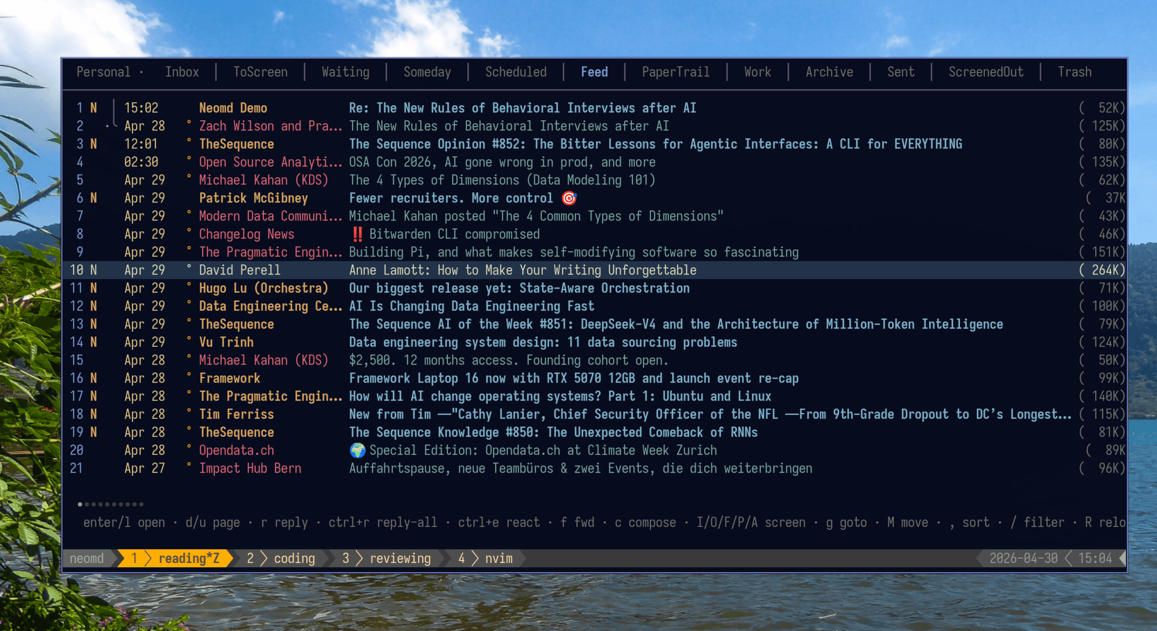 GitHub - ssp-data/neomd: Keyboard-first TUI email: write in Neovim ...