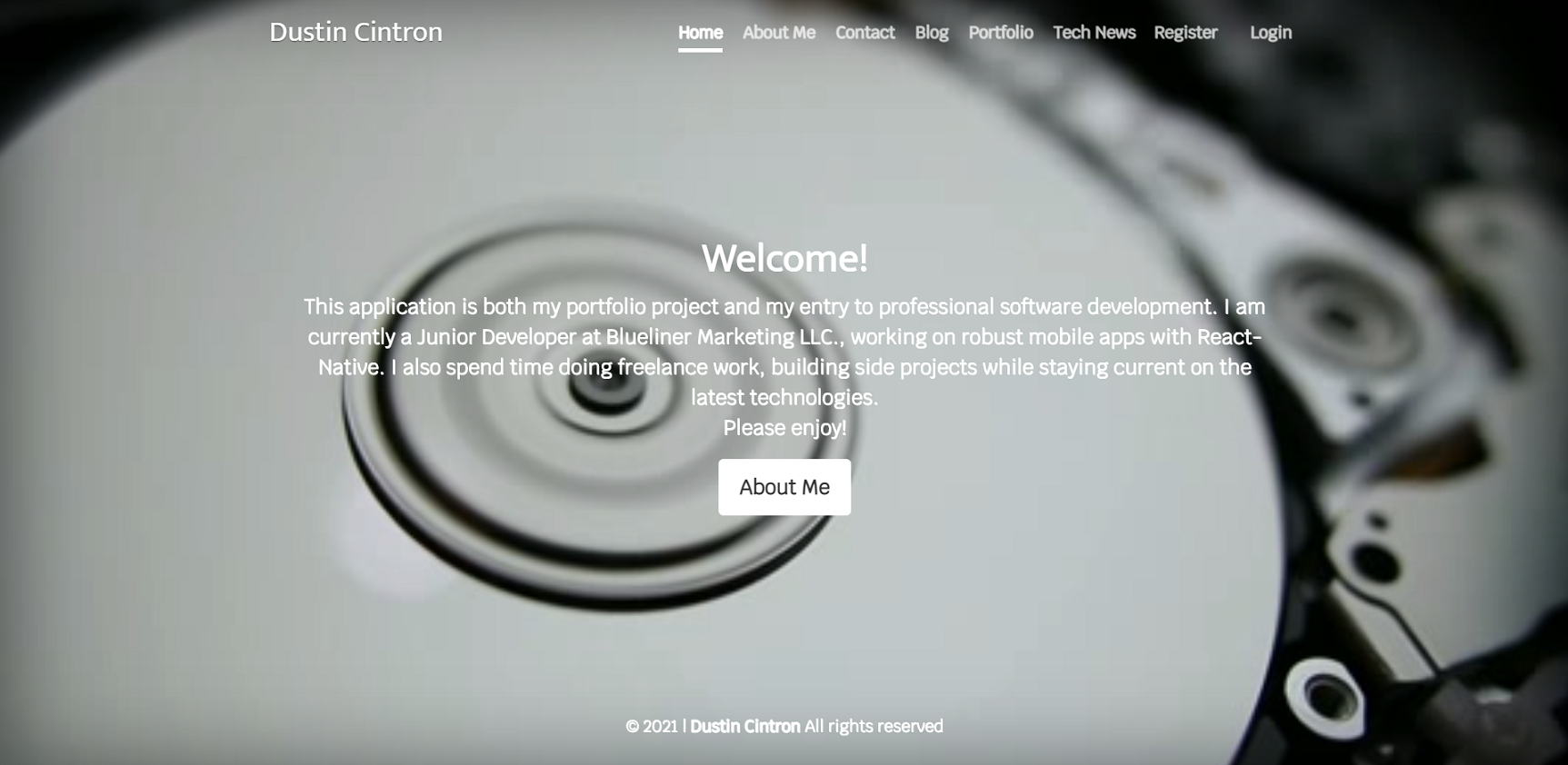 GitHub - CintBX/devcamp-portfolio: My portfolio project. Contains my projects, multiple features ...