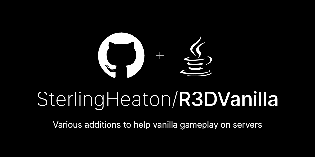 GitHub - SterlingHeaton/R3DVanilla: Various additions to help vanilla ...