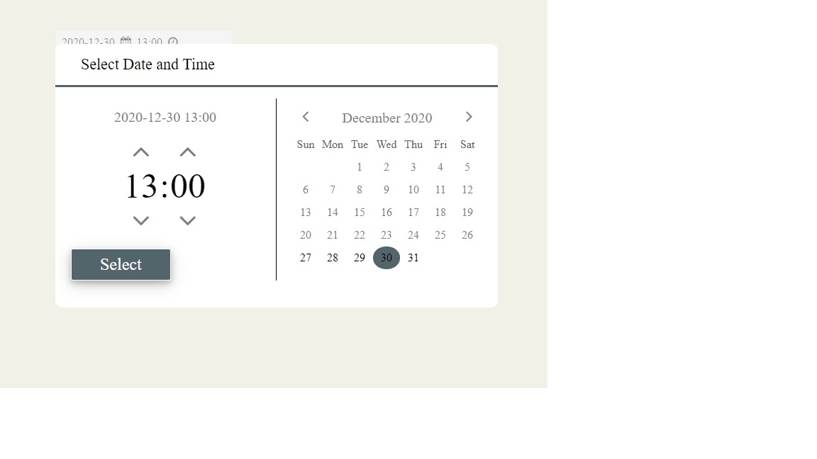 GitHub - polozin/date-and-time-picker: Jquery plagin