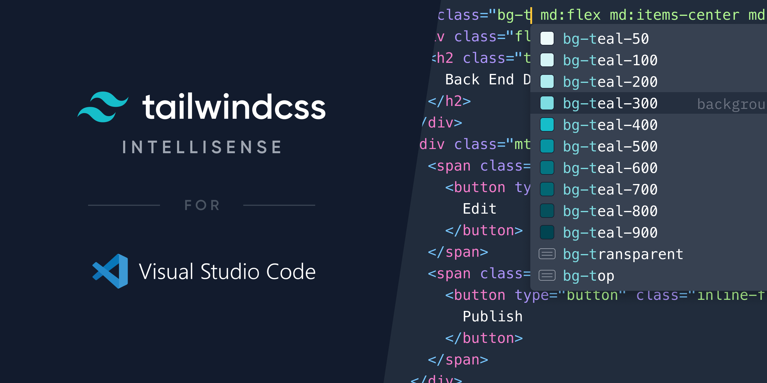 GitHub Tailwindlabs tailwindcss intellisense Intelligent Tailwind 