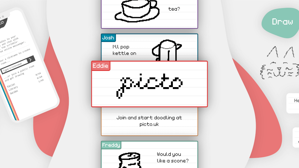 GitHub - onfe/Picto: Picto is a drawing-based chat service, built with ...
