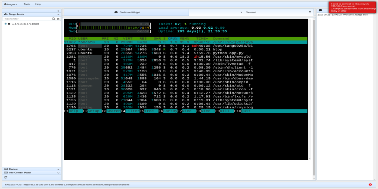 GitHub - waltz-controls/waltz-terminal-backend: Backend for TangoWebapp terminal emulator