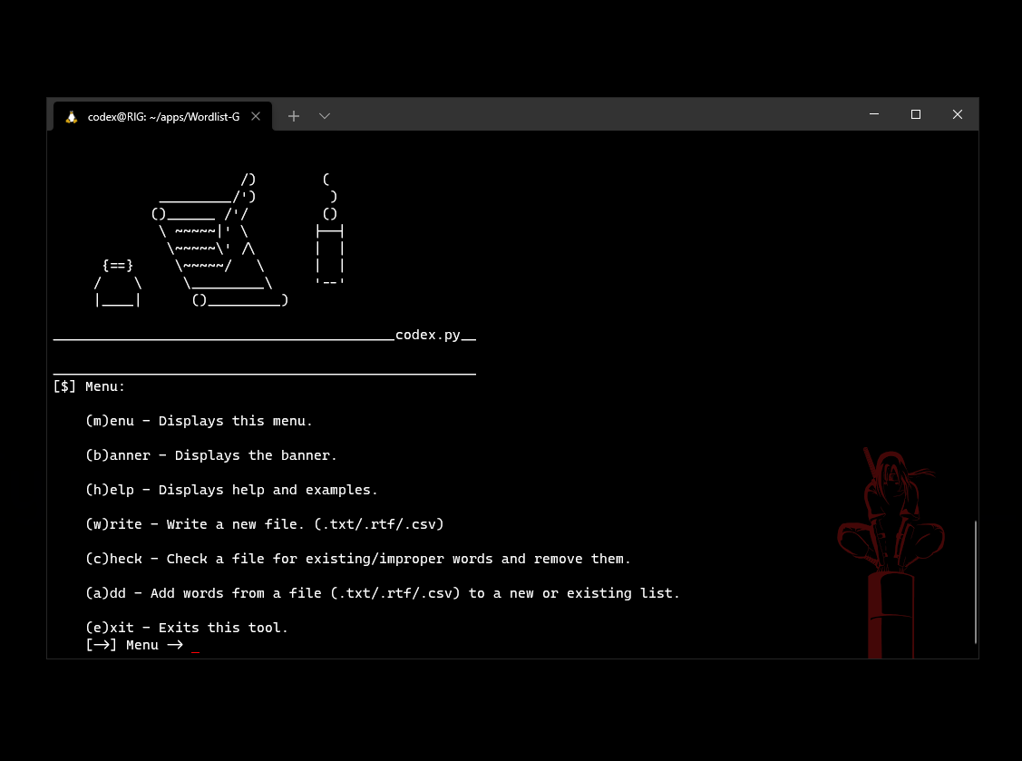 GitHub Codex Major Wordlist Generator A Python Tool Capable Of