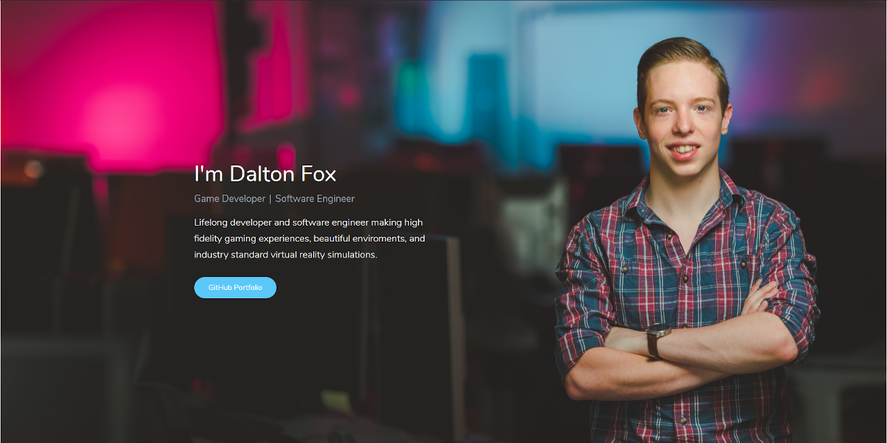 GitHub - DaltonFox/DaltonFox.github.io: Portfolio website using GitHub Pages