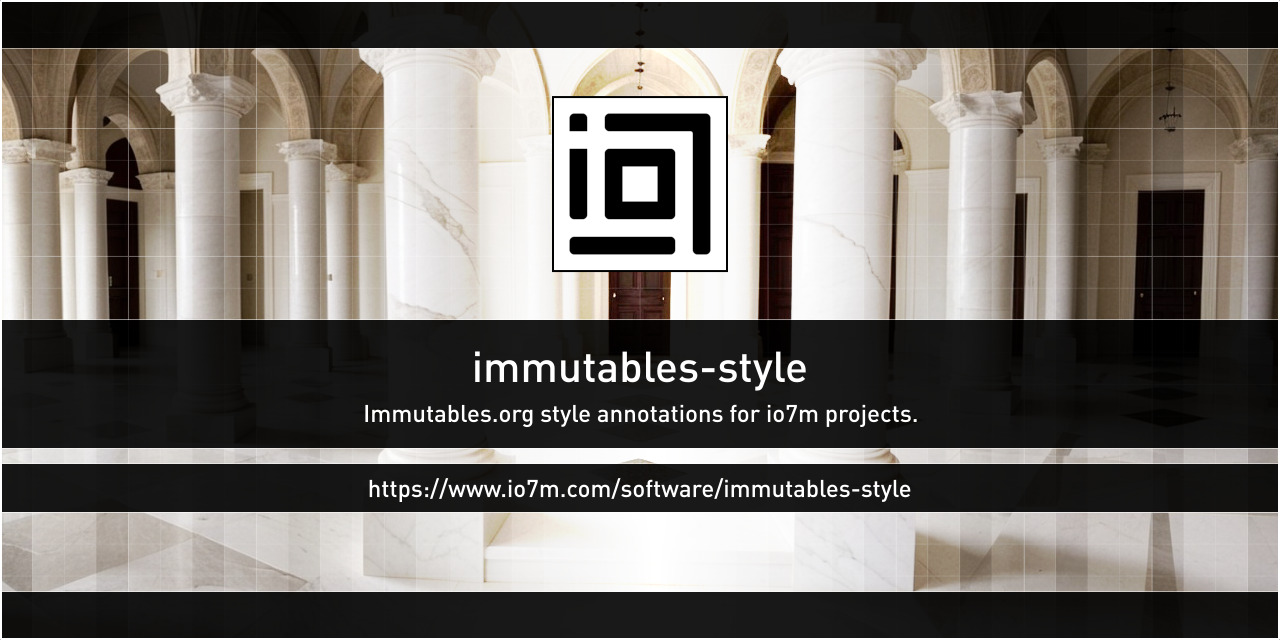 GitHub - io7m-com/immutables-style: Immutables.org style annotations for io7m projects