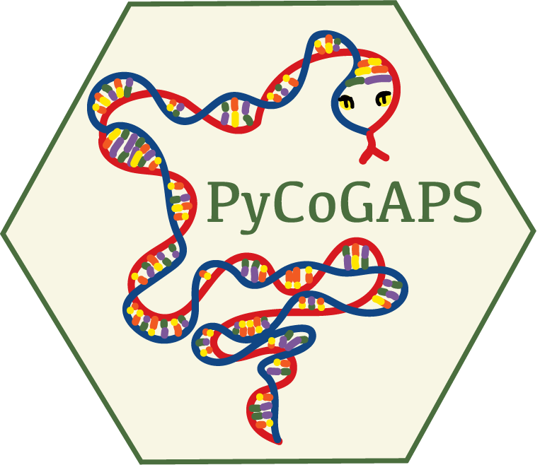 GitHub - FertigLab/pycogaps: python API to the CoGAPS NMF package