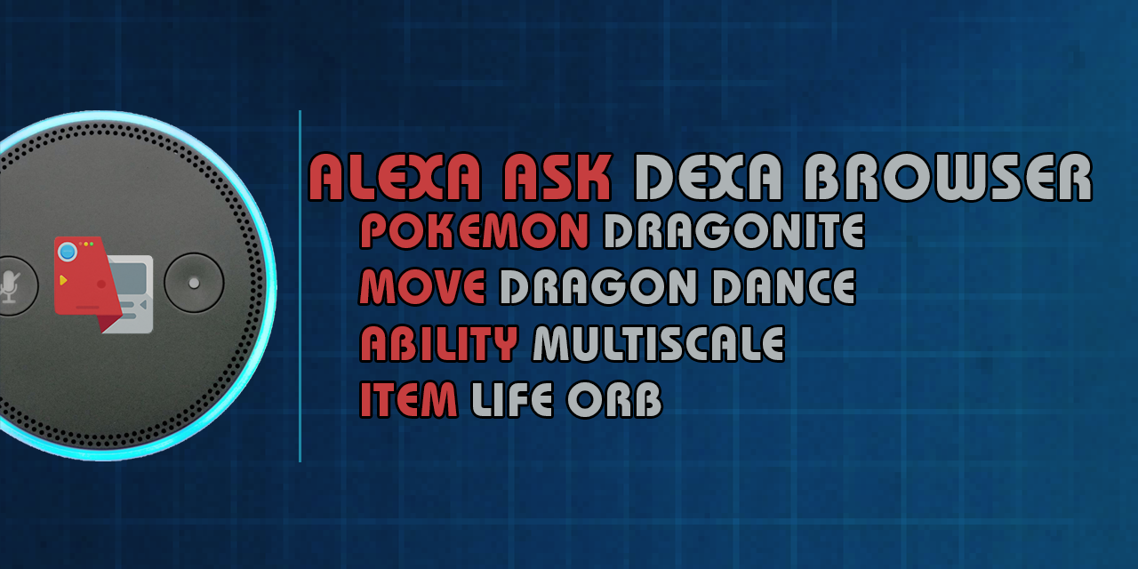 GitHub - favware/dexa: Simple pokedex skill for Alexa