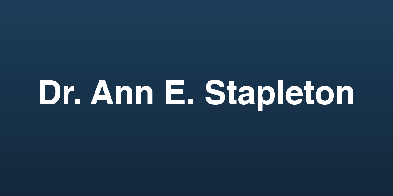 GitHub - andrewmcodes-archive/dr-stapleton-website: Dr. Ann E. Stapleton's Personal Website