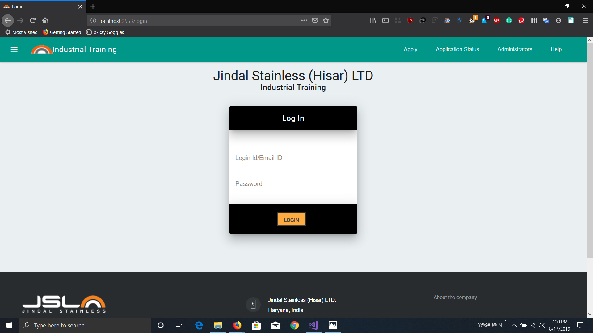GitHub - YashJainHSR/Internship-Training-Management: WebPortal (Created using ASP.NET) for ...
