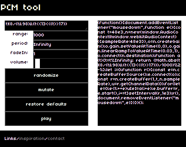 GitHub - seleb/PCM-tool: Helper for generating generative PCM snippets