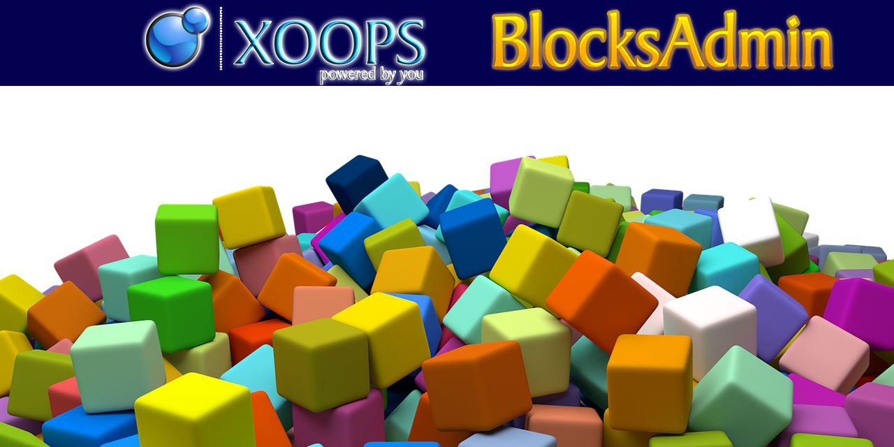 GitHub - XoopsModules25x/blocksadmin