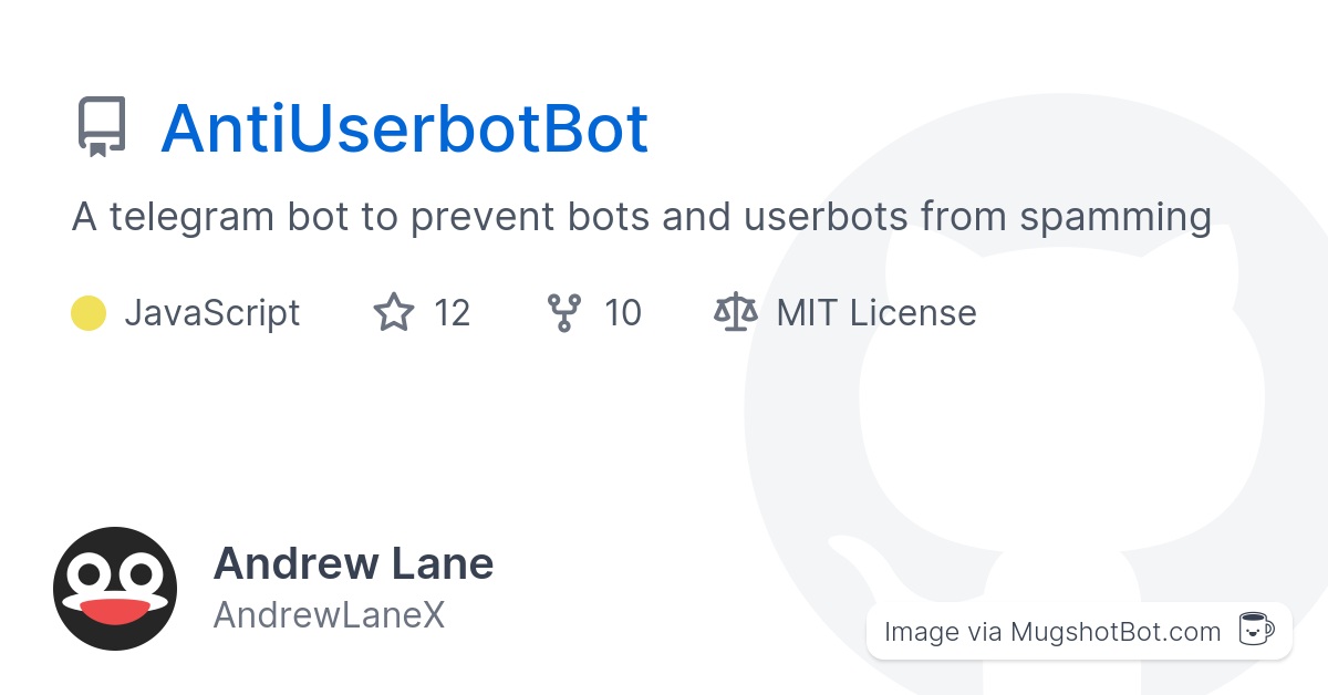 GitHub - vrumger/AntiUserbotBot: A telegram bot to prevent bots and userbots from spamming