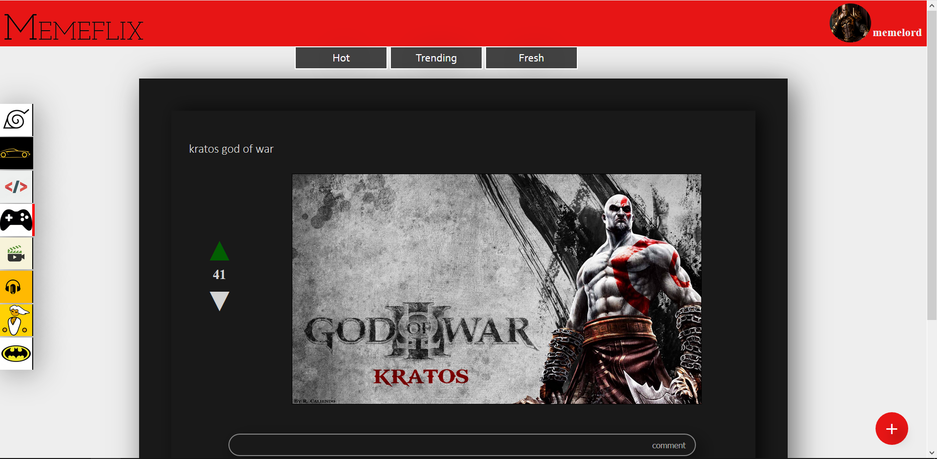 GitHub - moinmk/memeflix: semester 5 project