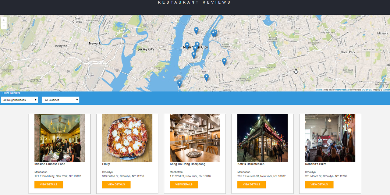 GitHub - maticcbb/Restaurant-Review-App: Restaurant Reviews App ...
