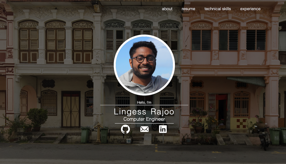 Github Lrajoopersonalwebsite Website Built Using Html Css And 2520