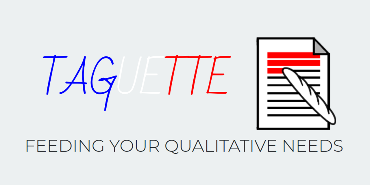 GitHub Remram44 taguette Free And Open Source Qualitative Research