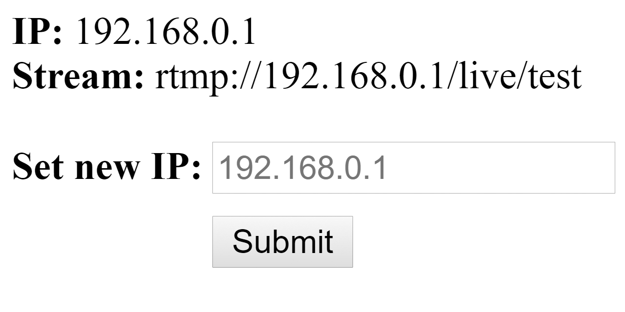 GitHub - andrewisen/manage-livestream: Simple website for managing a ...