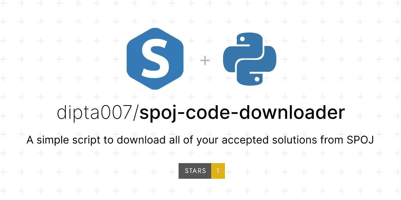 Github Dipta007spoj Code Downloader A Simple Script To Download All Of Your Accepted 