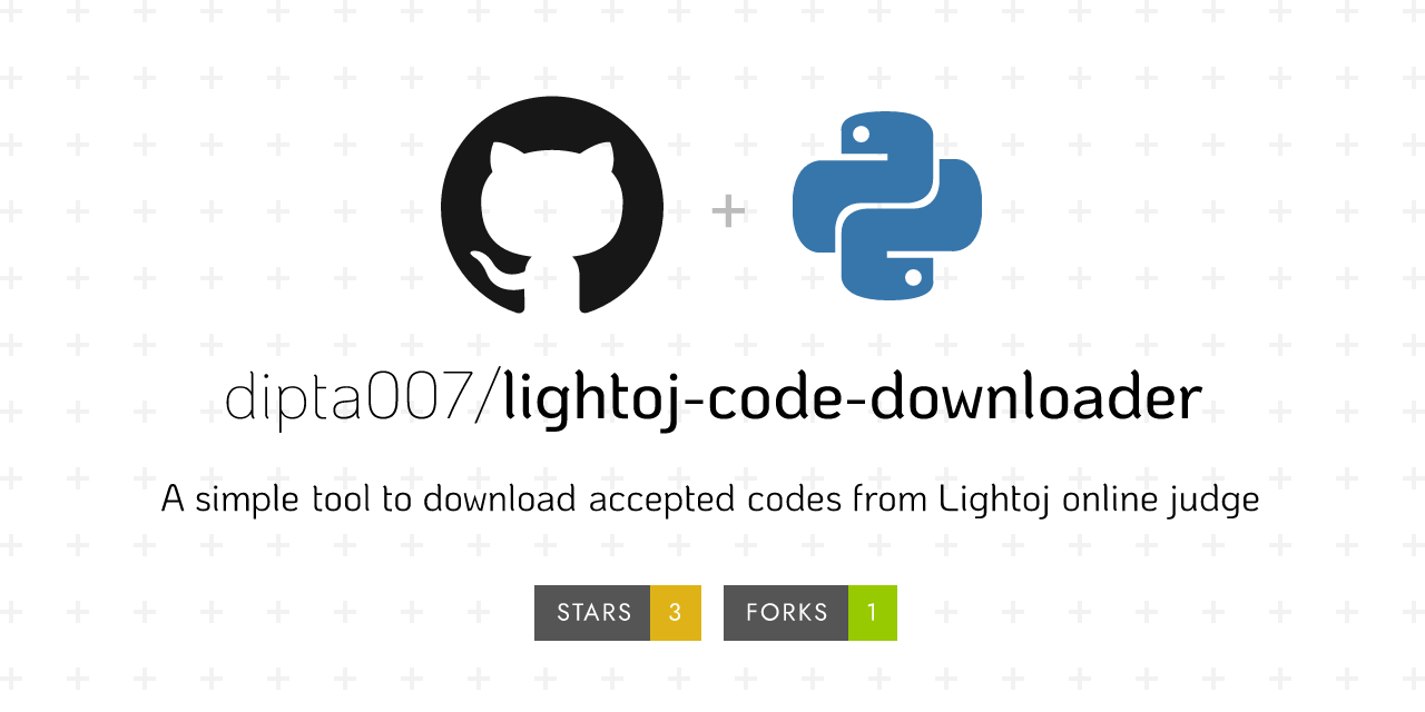 Github Dipta007lightoj Code Downloader A Simple Tool To Download Accepted Codes From Lightoj 