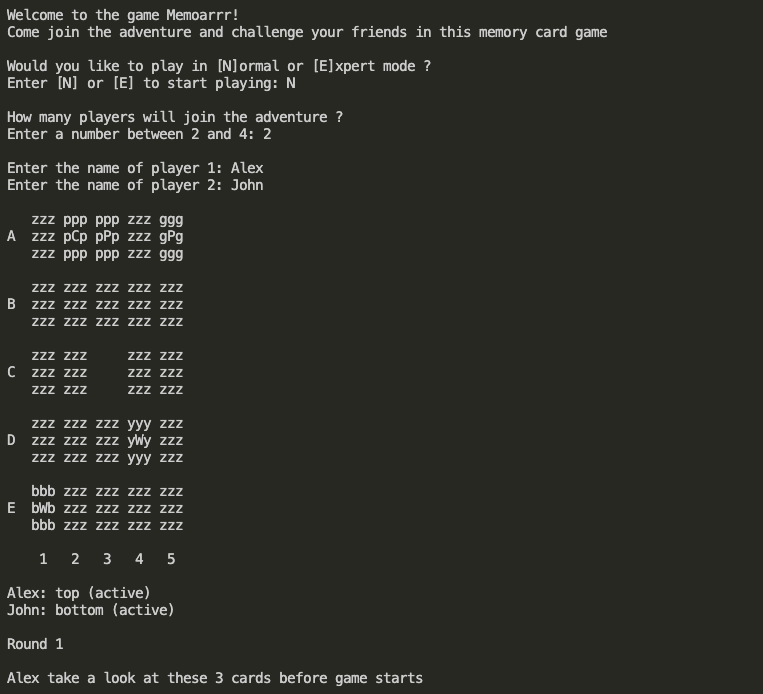 GitHub - ferozalizada/Memoar: A memory-based console card game created ...