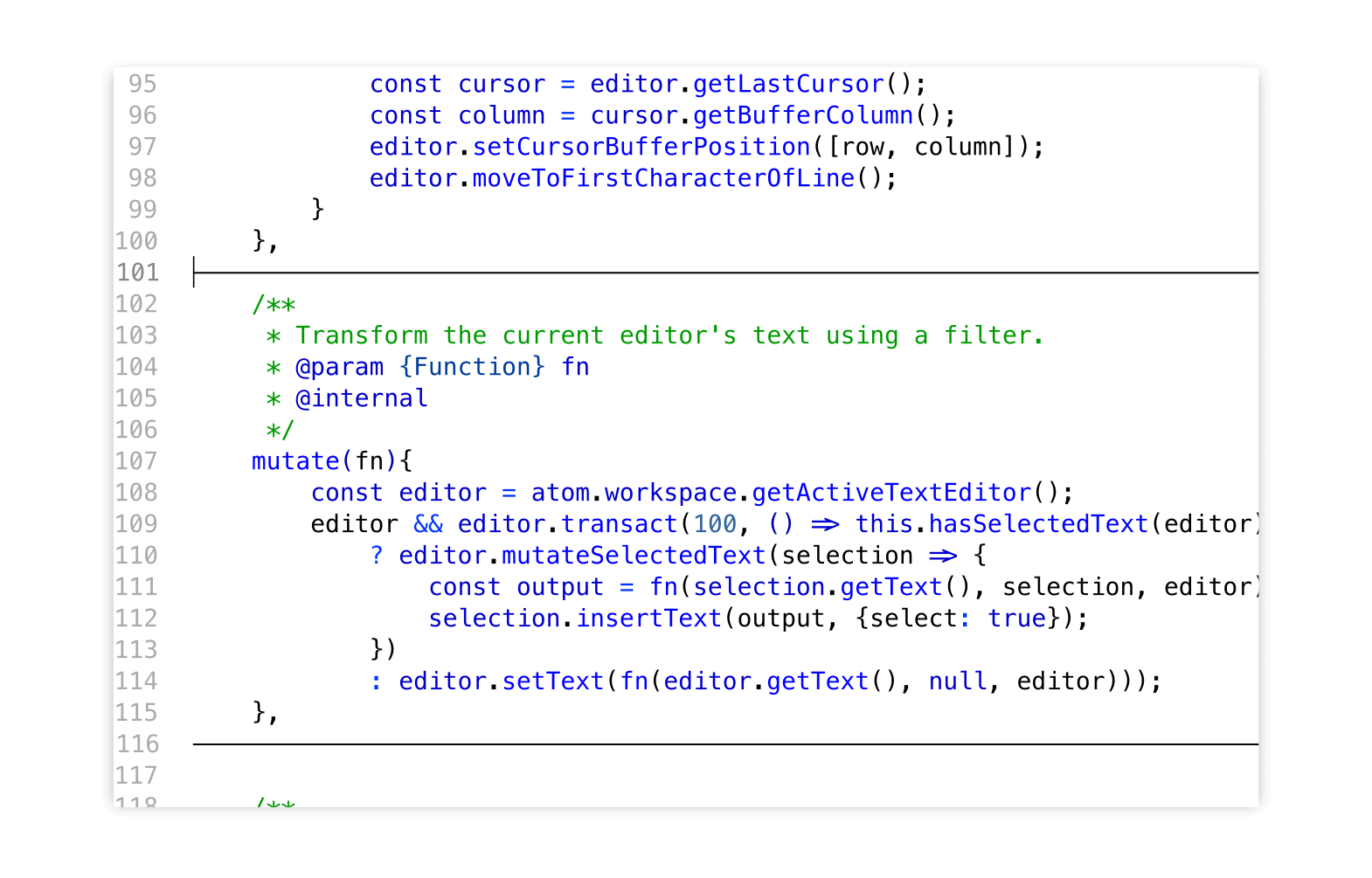 GitHub Alhadis Atom FormFeeds Display Form feed Characters U 000C