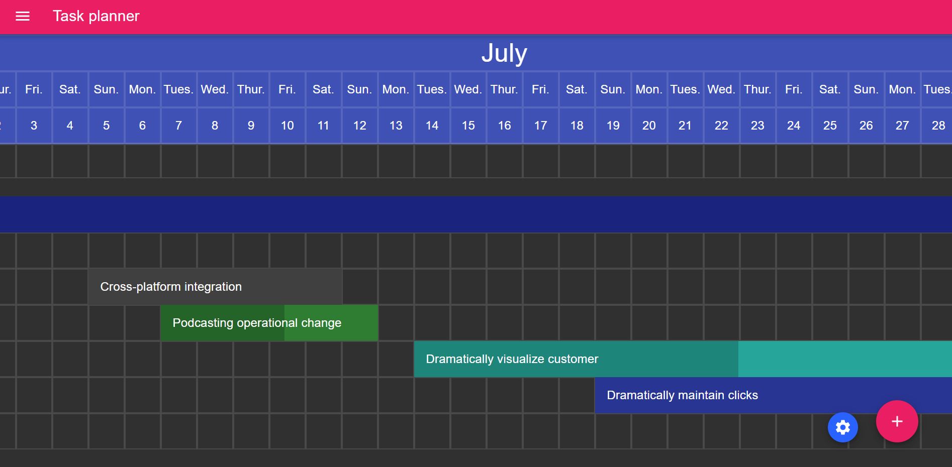 GitHub - bartoszkwiatek/gantt-chart-creator: Web app for planning task ...